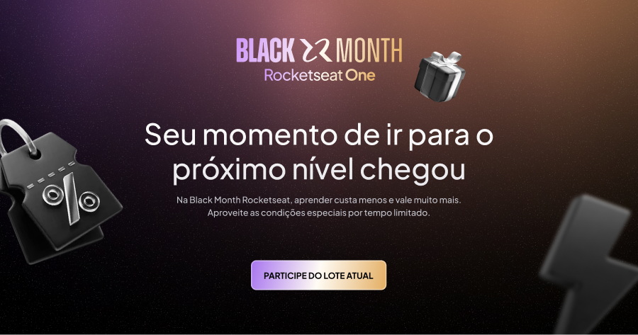 Black Friday Rocketseat - Seu momento de ir para o próximo nível chegou